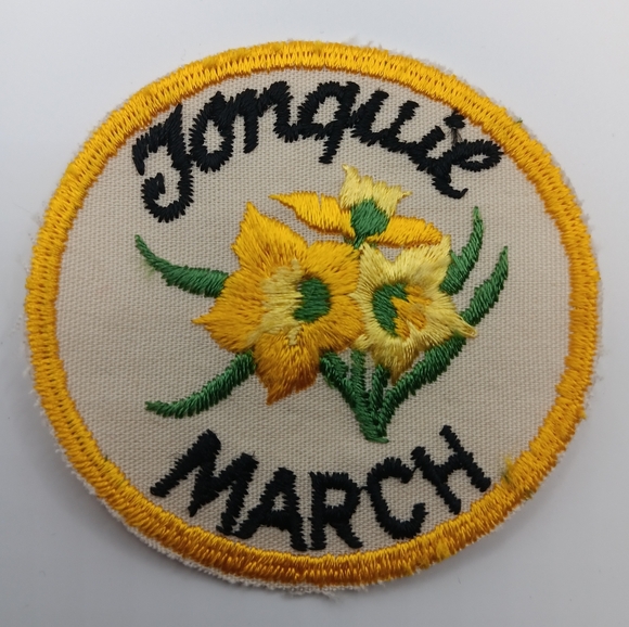 Vintage | Accessories | 97s Vintage March Jonquil Flower Birthday Sew ...